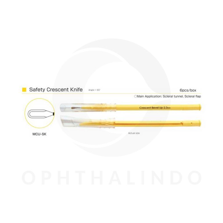MANI Crescent Bevel UP Safety Knife | OPHTHALINDO JAYA